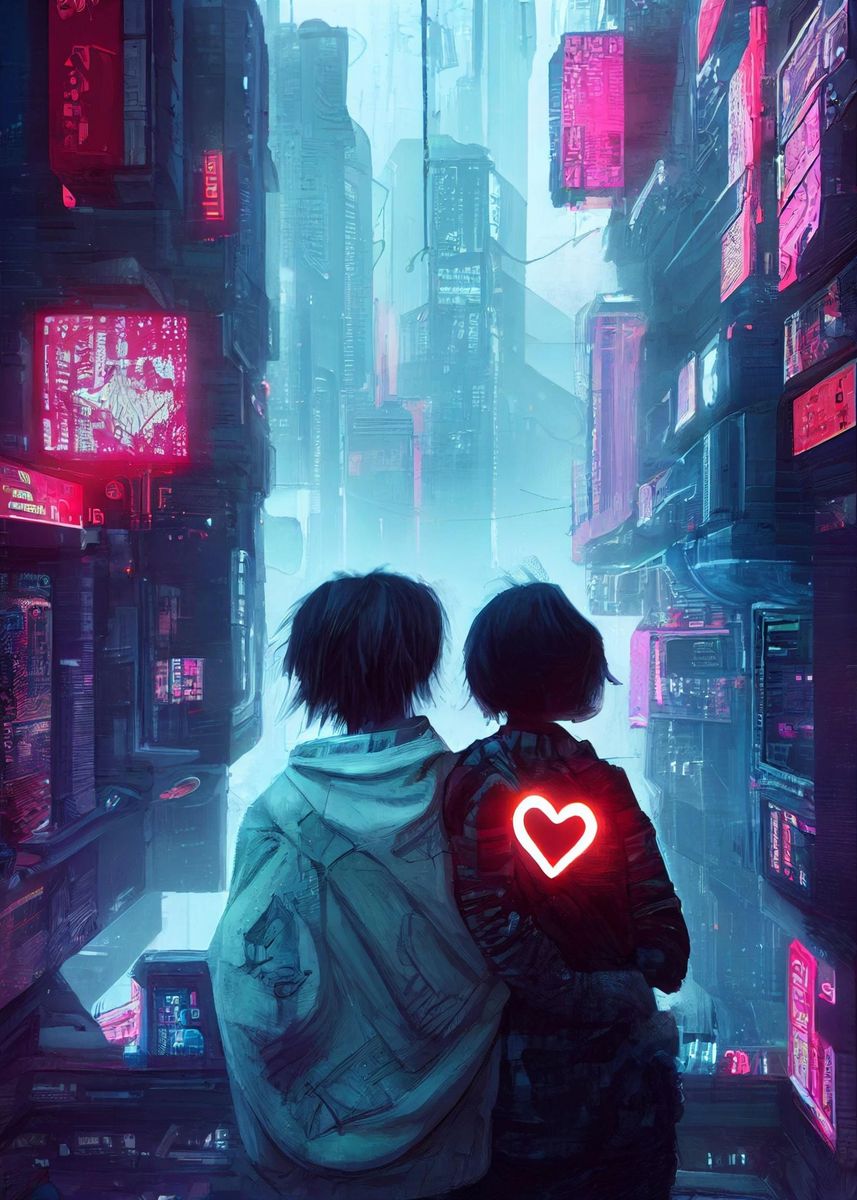 'Souls Intertwined' Poster, picture, metal print, paint by Scandy Wiz ...