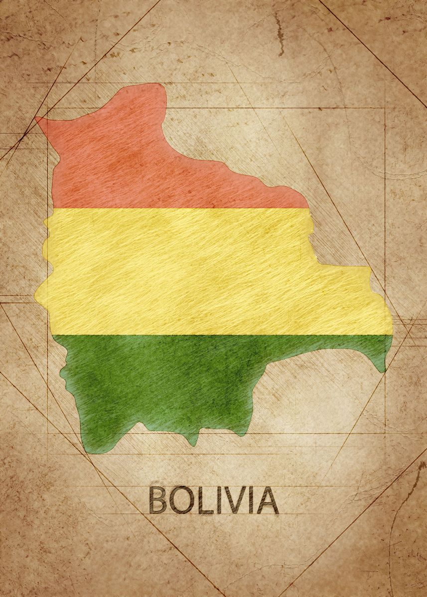 'Bolivia' Poster by Luvy | Displate