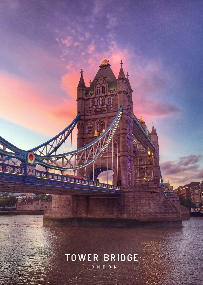 'Tower Bridge ' Poster, picture, metal print, paint by Travel Addict ...