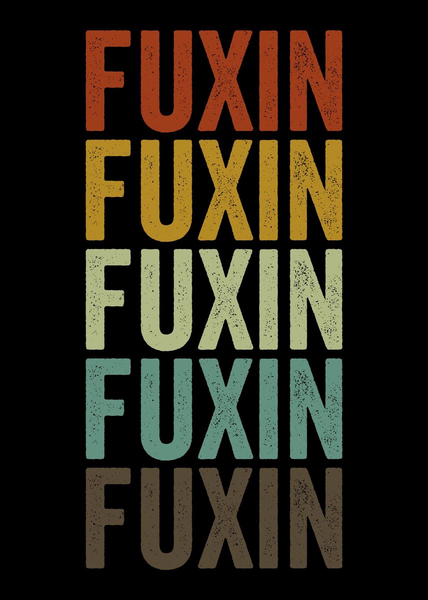 'Fuxin China Retro Vintage' Poster, picture, metal print, paint by ...