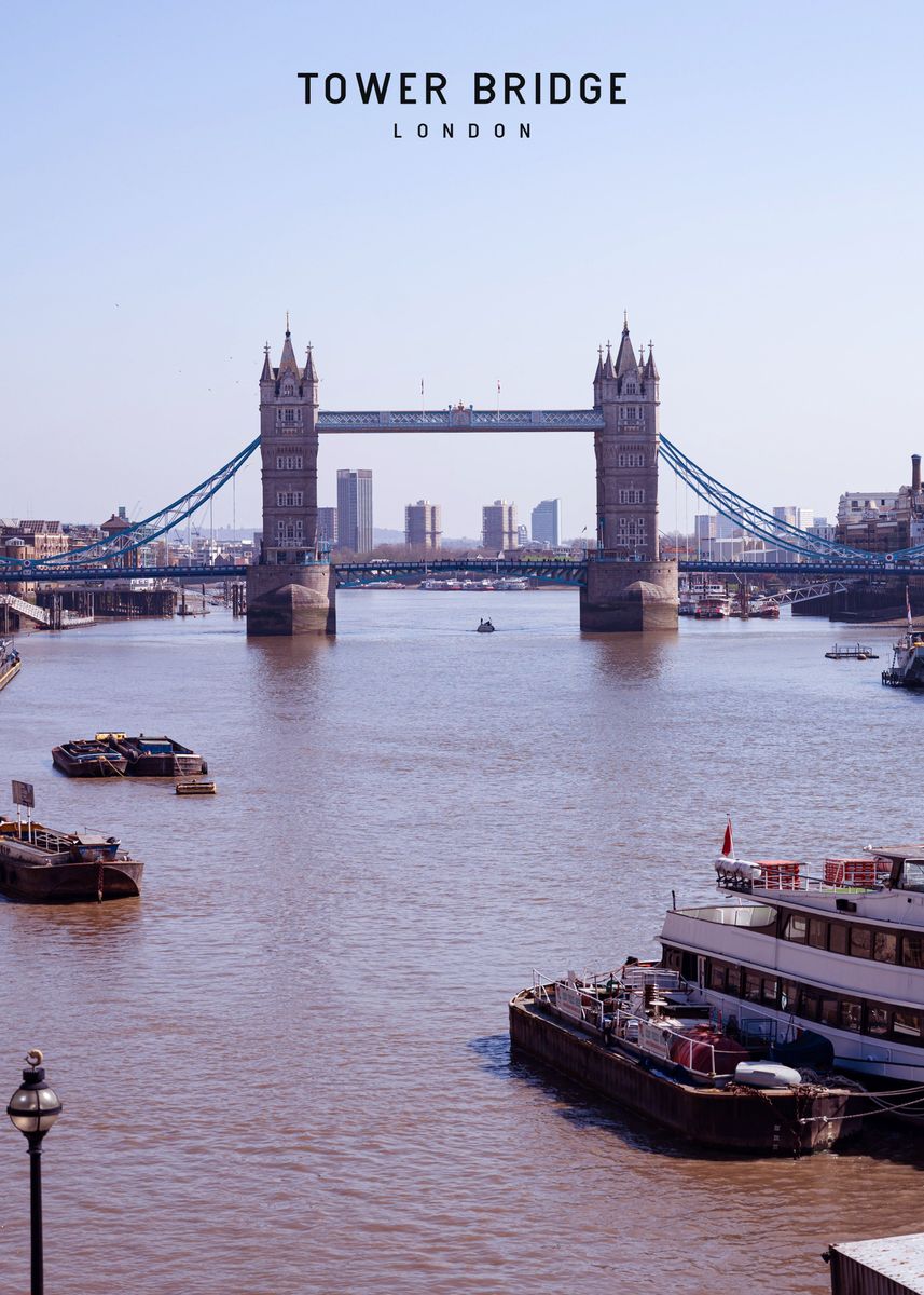 'Tower Bridge ' Poster, picture, metal print, paint by Travel Addict ...