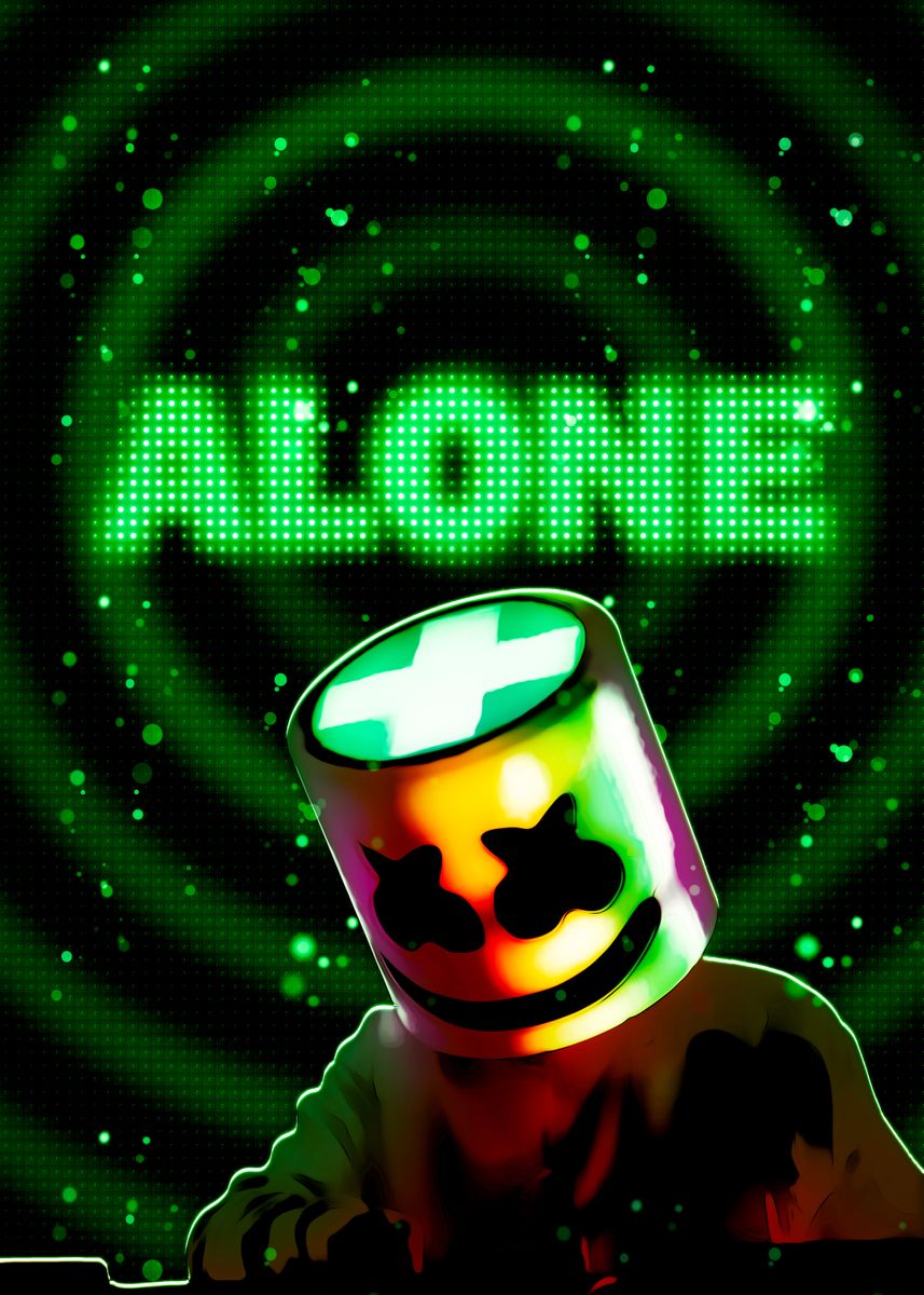 'ALONE' Poster, picture, metal print, paint by KIMIDIGI | Displate