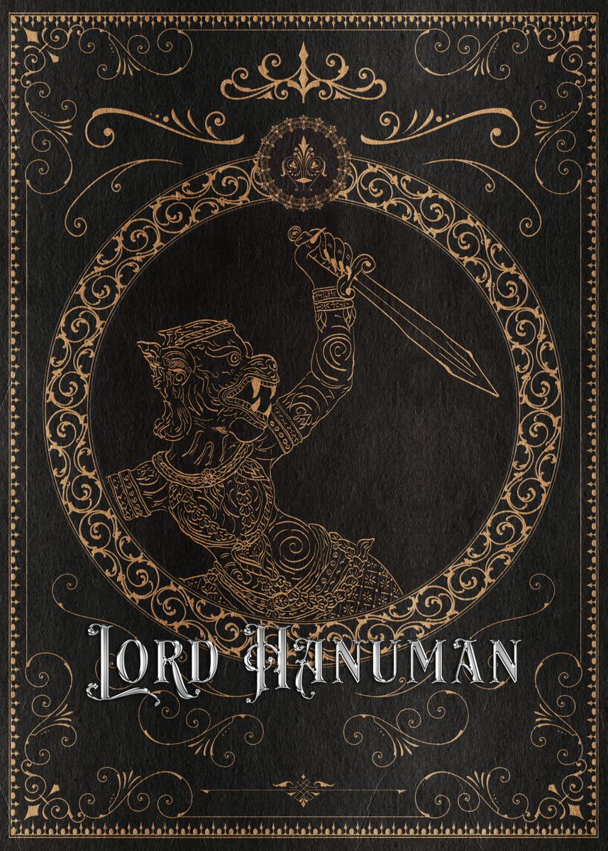 'Hanuman' Poster by cesare scarselletti | Displate