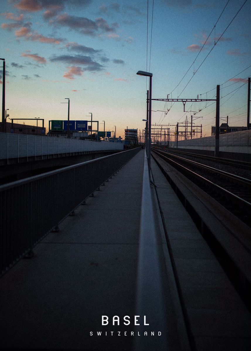 'Basel ' Poster, picture, metal print, paint by Famous City | Displate