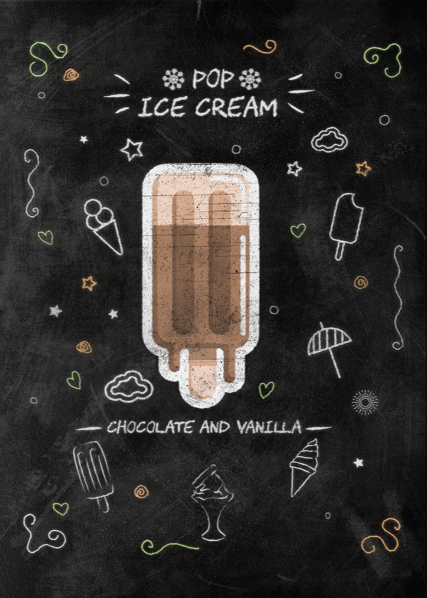 'Chocolate And Vanilla' Poster by Audai | Displate