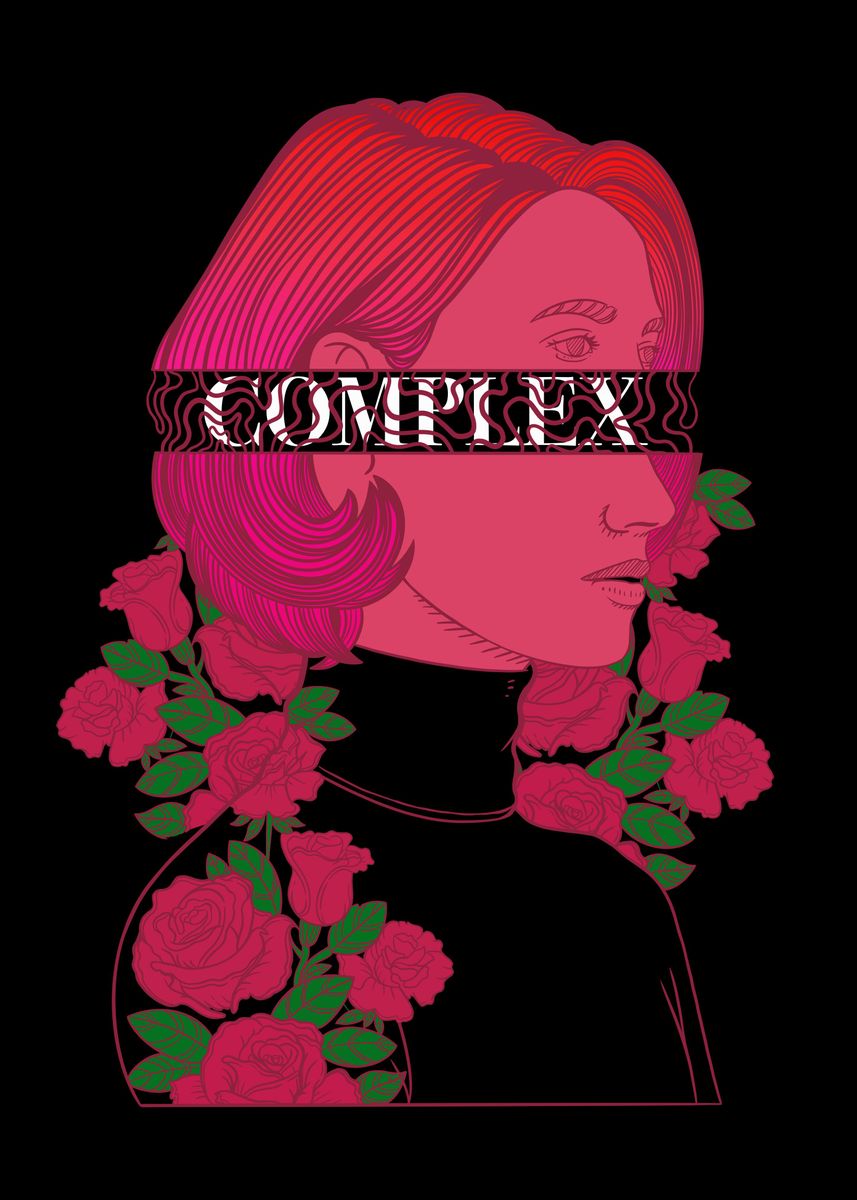 'Complex Mind' Poster by ArtThree Studio | Displate