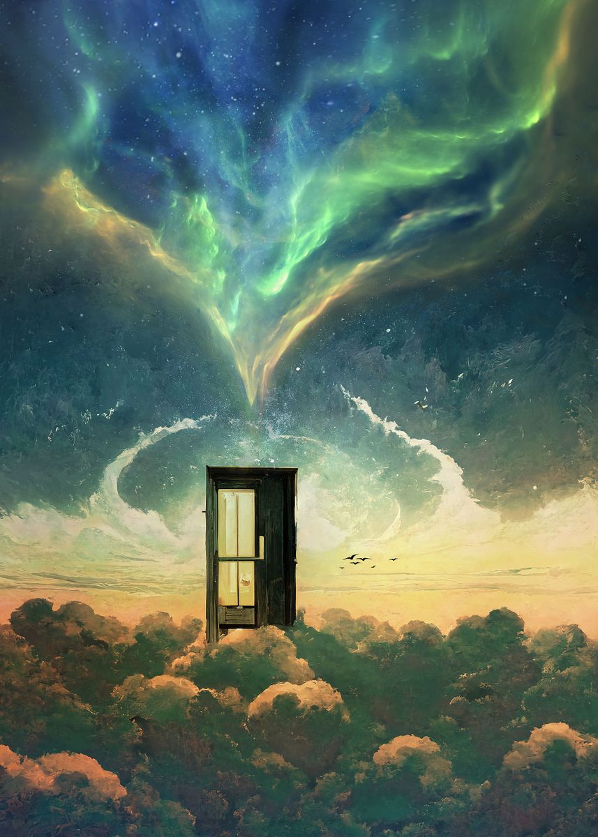 'A place in the heaven' Poster, picture, metal print, paint by MCAshe ...