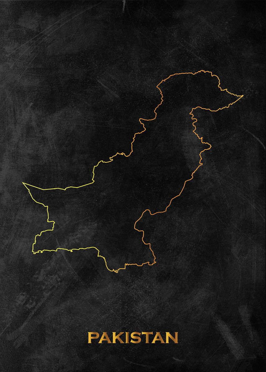 'Pakistan' Poster by Black Iris | Displate