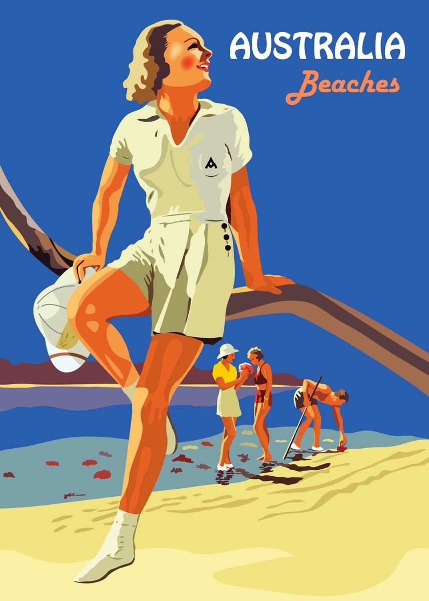 'Australia' Poster, picture, metal print, paint by Long Shot | Displate