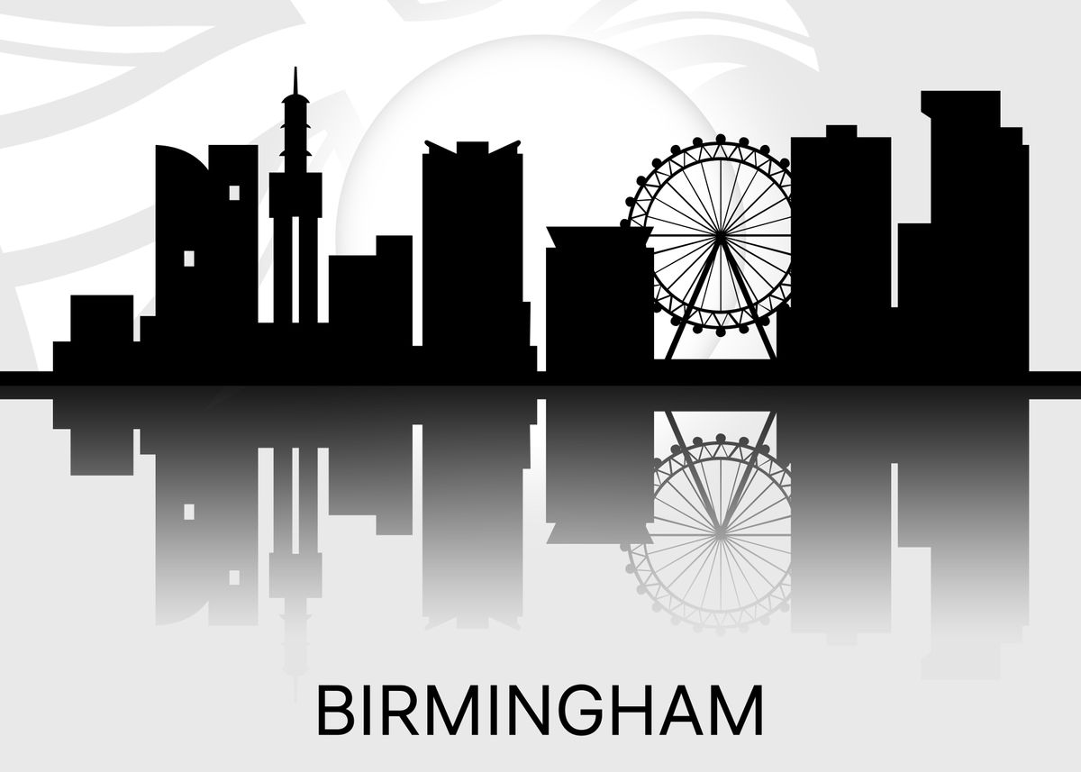 'Birmingham' Poster by Farwell Florentino | Displate