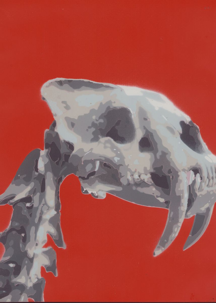 'Saber Tooth Tiger' Poster, picture, metal print, paint by IGMKArts ...