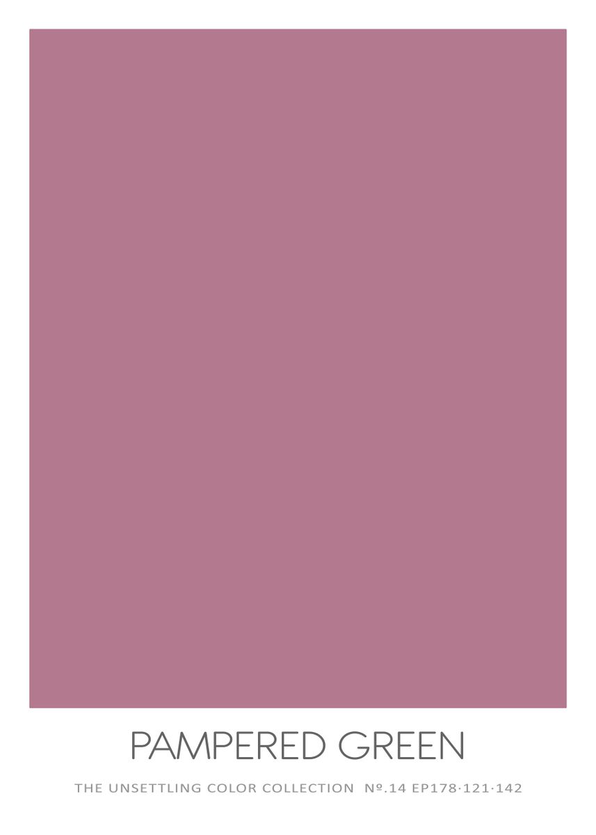 'PAMPERED GREEN' Poster, picture, metal print, paint by Ema Paraschiv ...