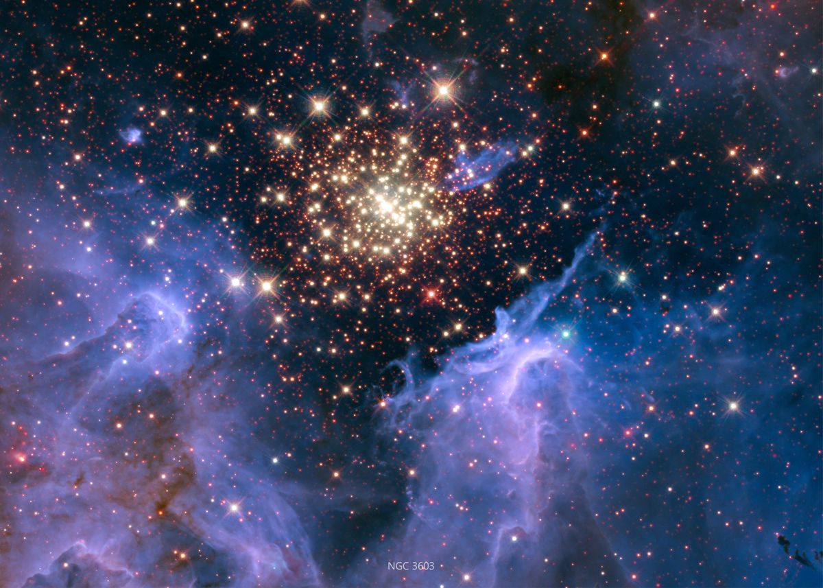 'NGC 3603' Poster by Galaxy Images | Displate