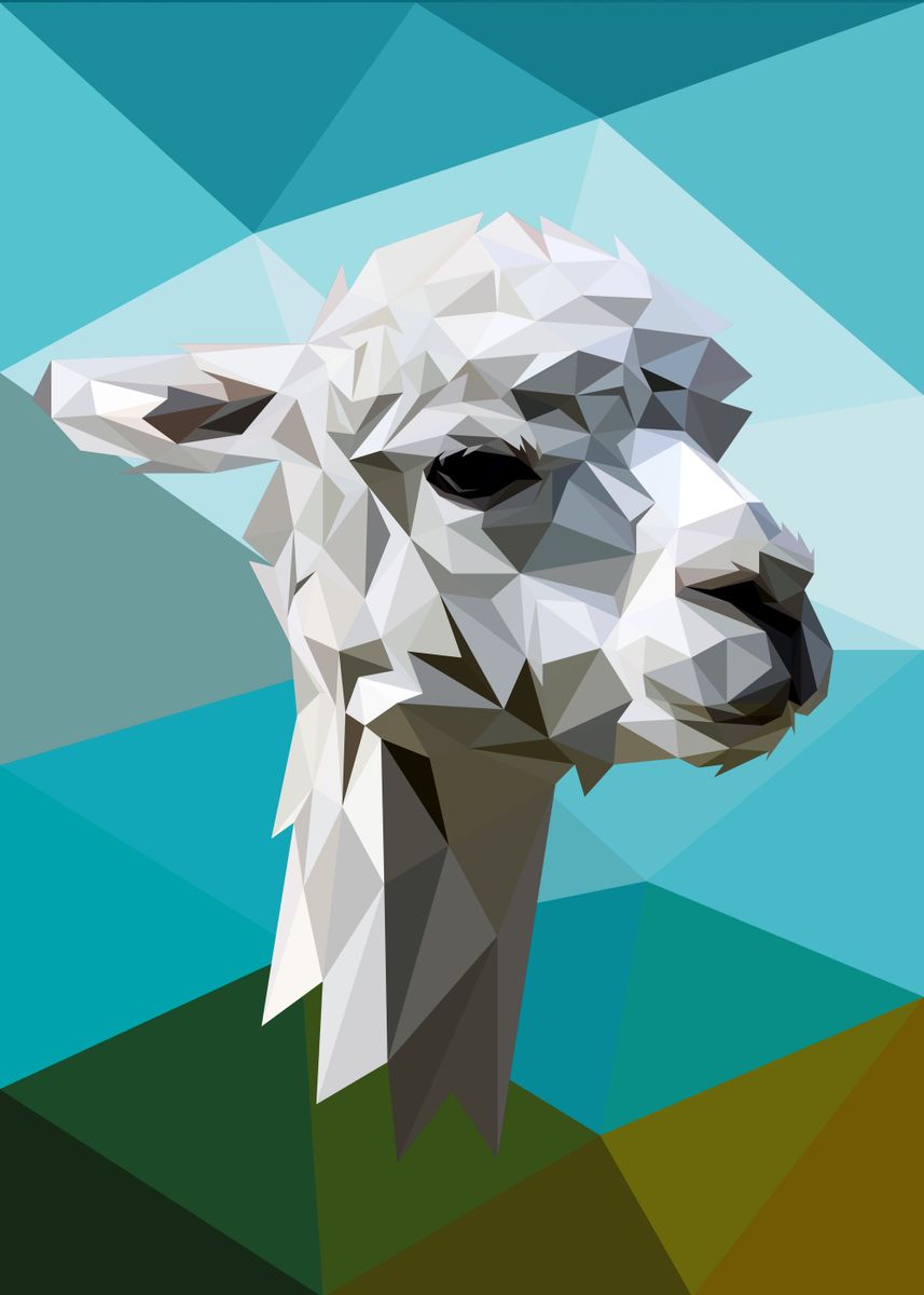 'Lama' Poster by toan nguyen | Displate