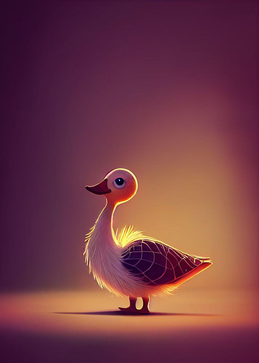 'Adorable Goose' Poster by Holzkovic | Displate