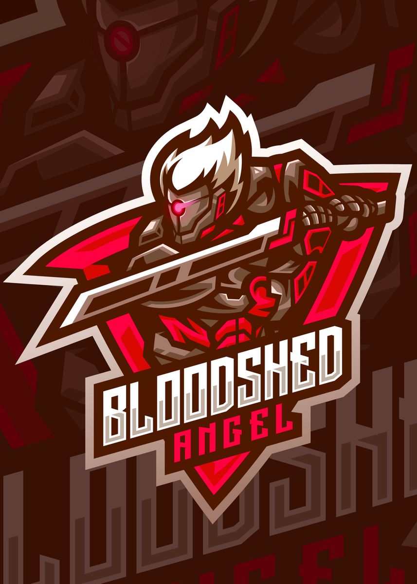 'Bloodshed Angel RedX' Poster, picture, metal print, paint by Shin ...