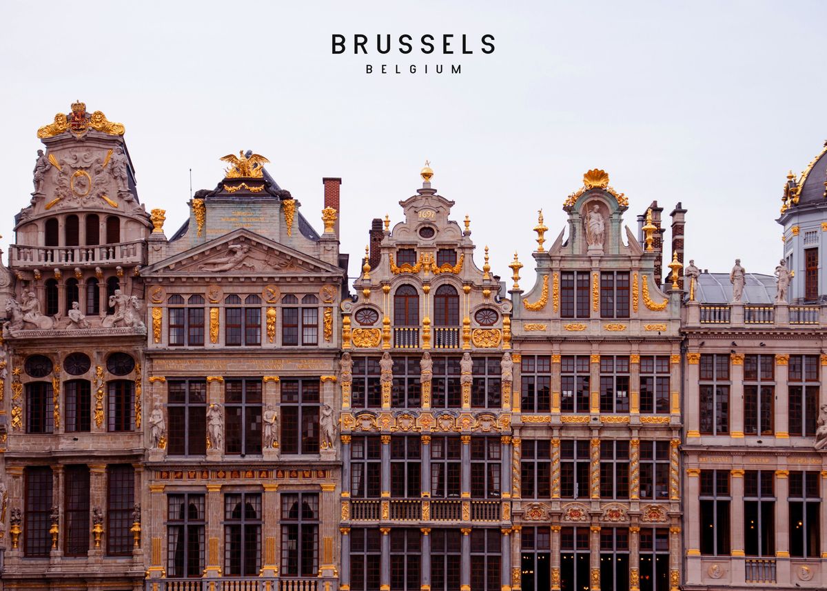 'Brussels ' Poster by Big City | Displate