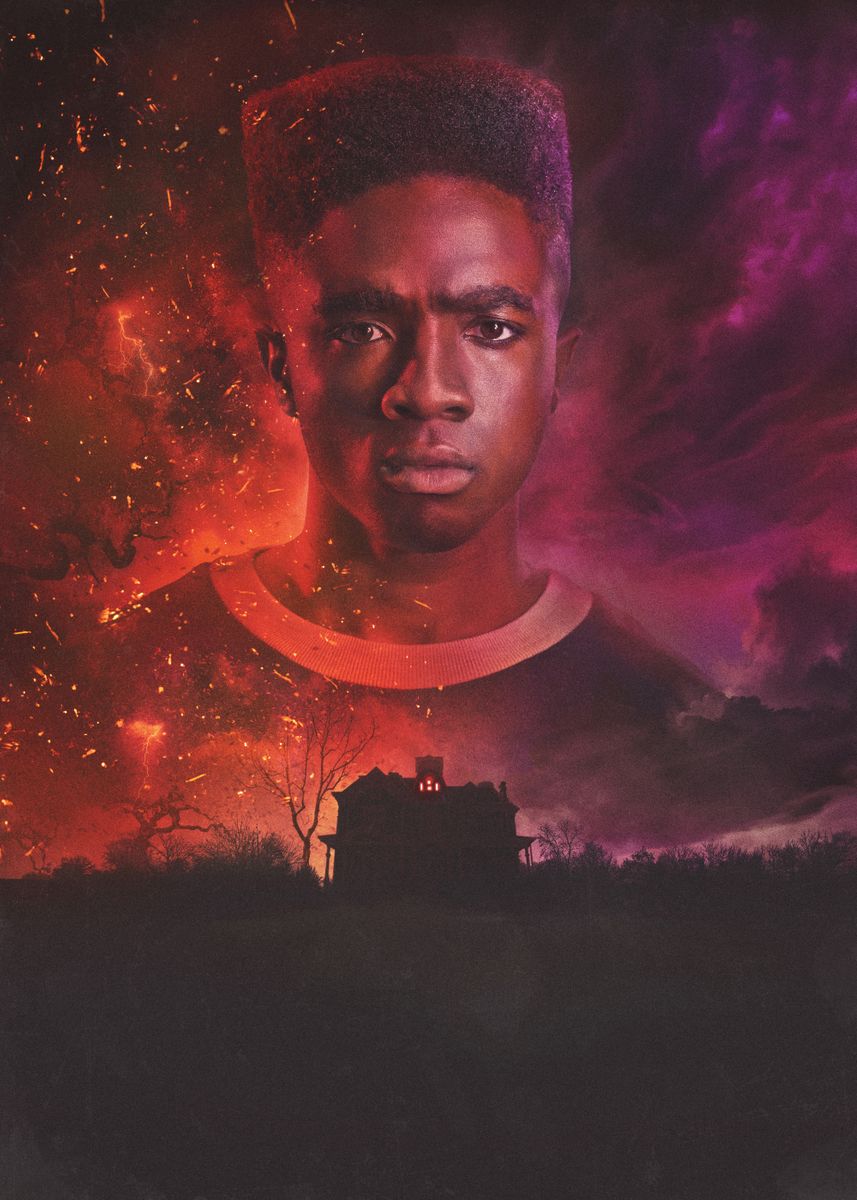 'Lucas No Logo' Poster by Stranger Things Series | Displate