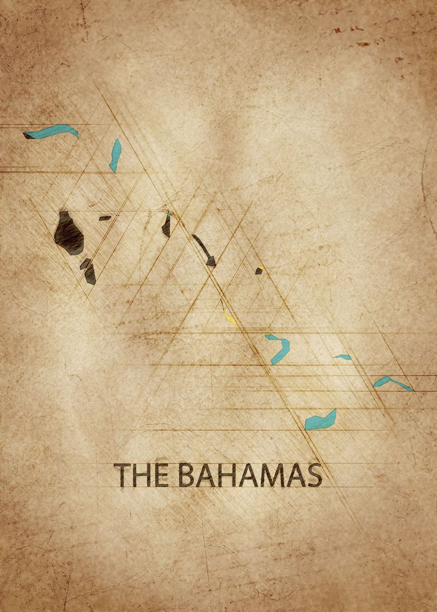 'The Bahamas' Poster by Luvy | Displate