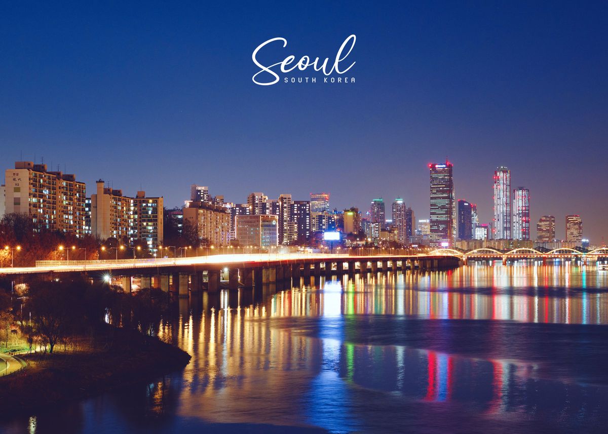 'Seoul ' Poster by Explore Universe | Displate
