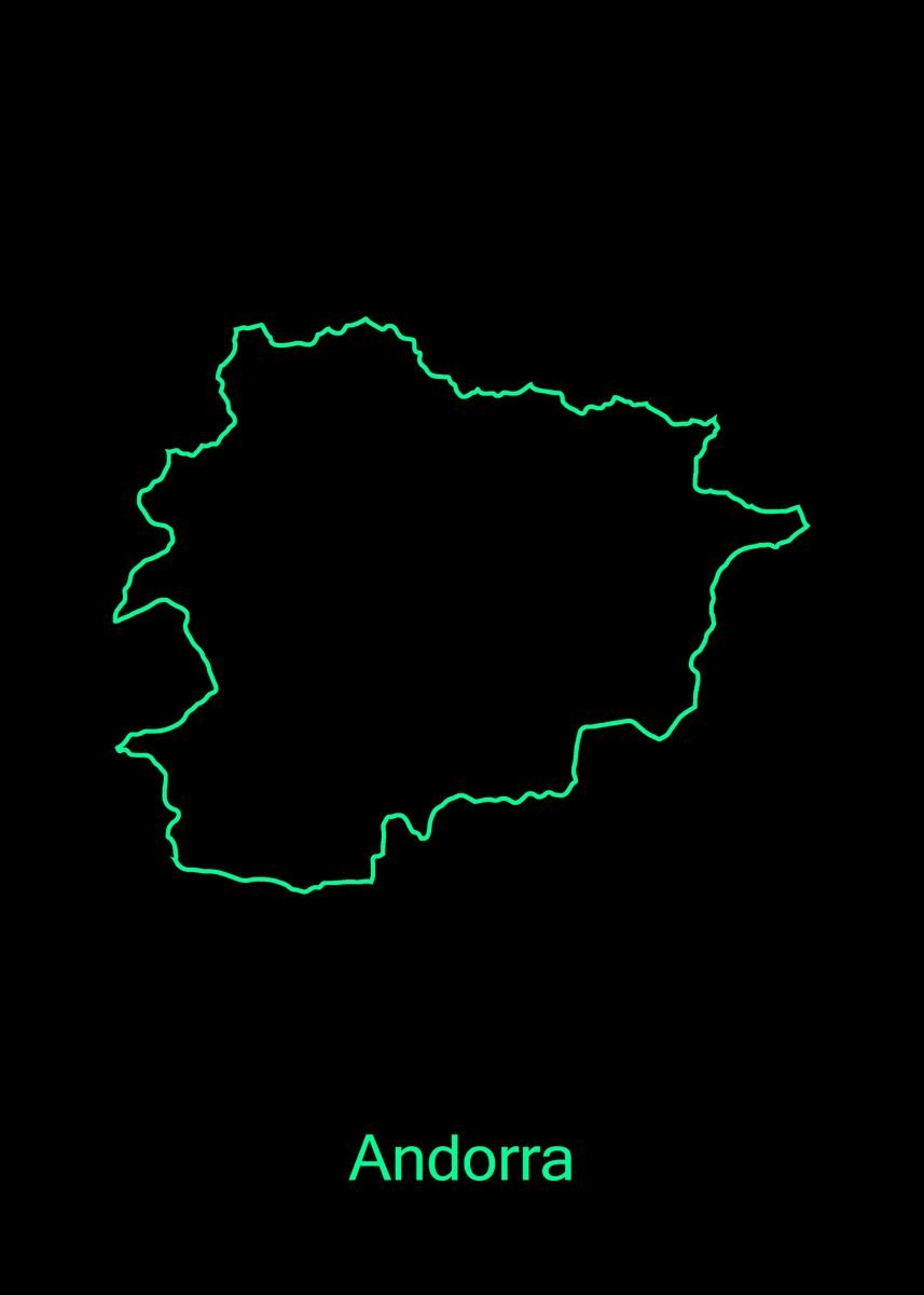 'Andorra ' Poster by Spring Flower | Displate