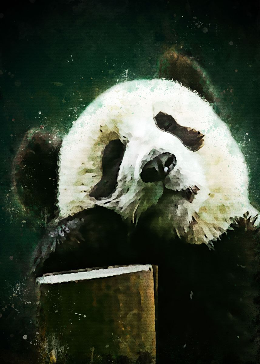 'Cute Panda' Poster by Muh Asdar | Displate