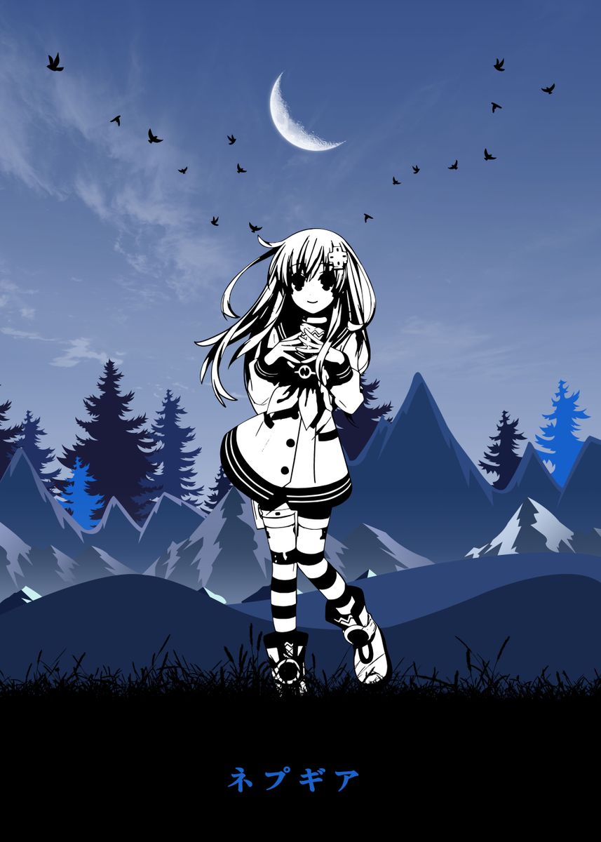 'Hyperdimension Neptunia' Poster, picture, metal print, paint by Pro ...