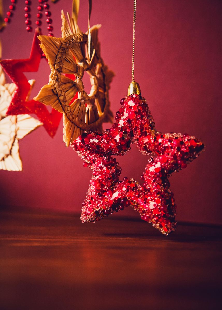 'Christmas star' Poster, picture, metal print, paint by Mad Crabs ...