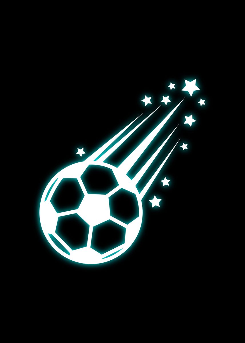 'Football Player Retro' Poster by ellenanydia | Displate