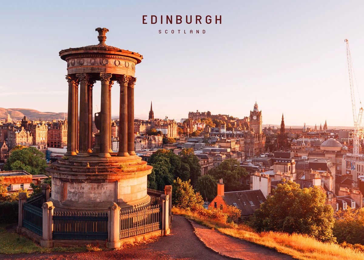 'Edinburgh ' Poster by Explore Universe | Displate