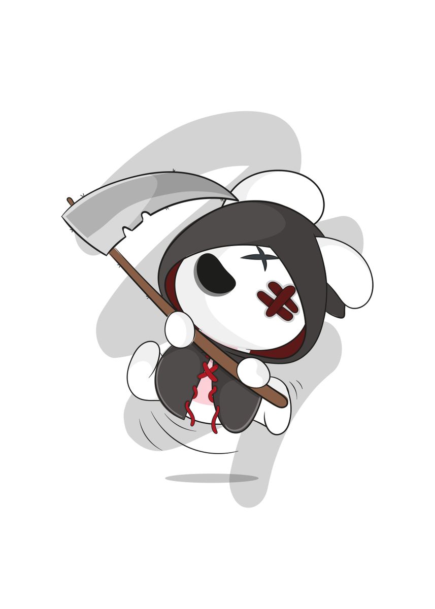 'Bad Rabbit' Poster, picture, metal print, paint by Faissal Thomas ...