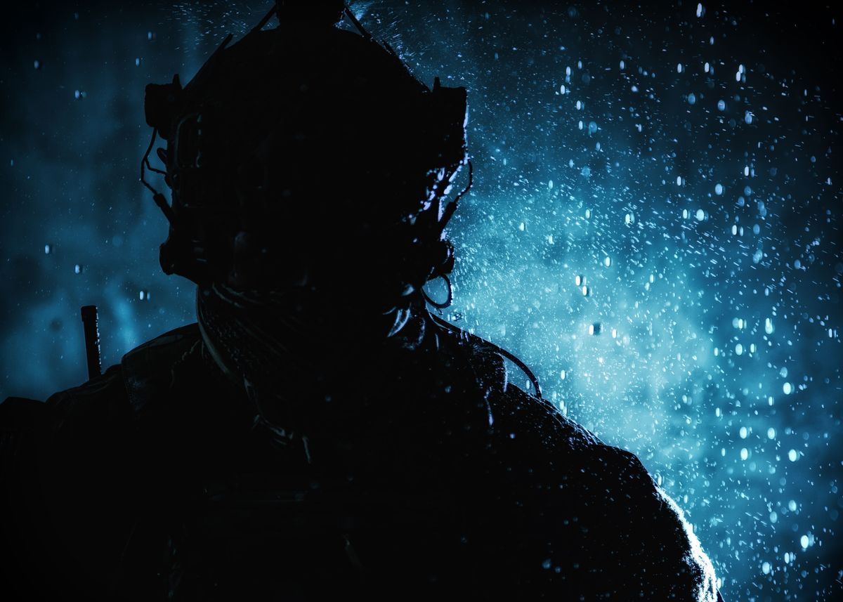 'Rain warrior' Poster by Getmilitaryphotos Pro | Displate