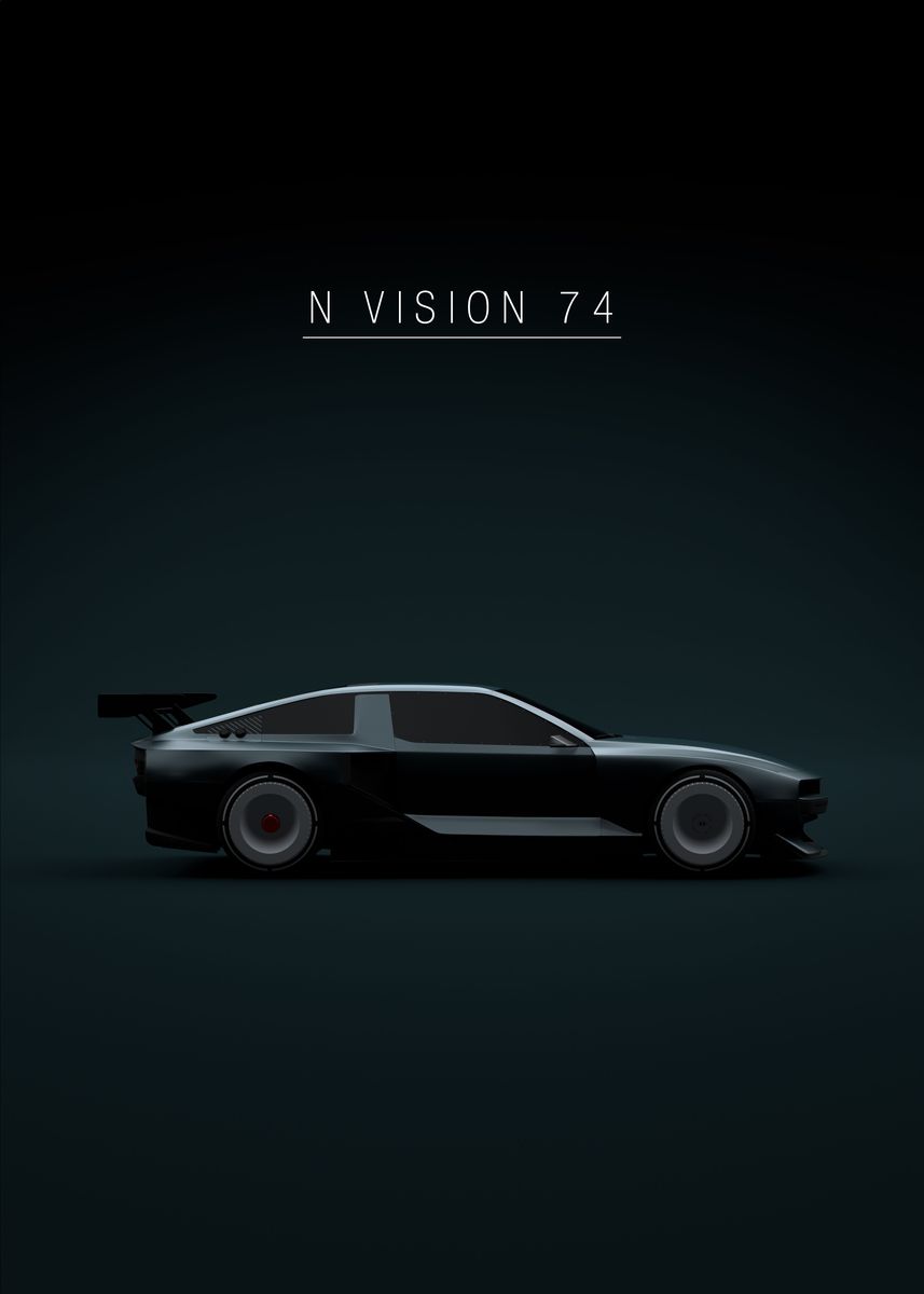 'N Vision 74' Poster, picture, metal print, paint by 21 MXM | Displate