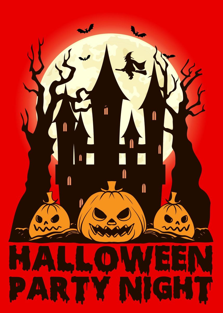 'Halloween' Poster, picture, metal print, paint by Nae | Displate