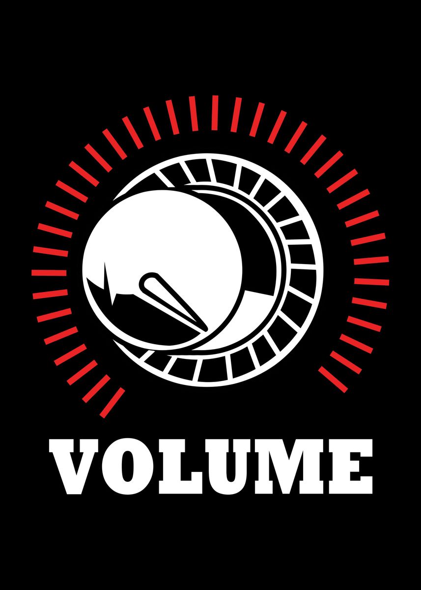 'Sound Engineer Volume' Poster by FunnyGifts | Displate