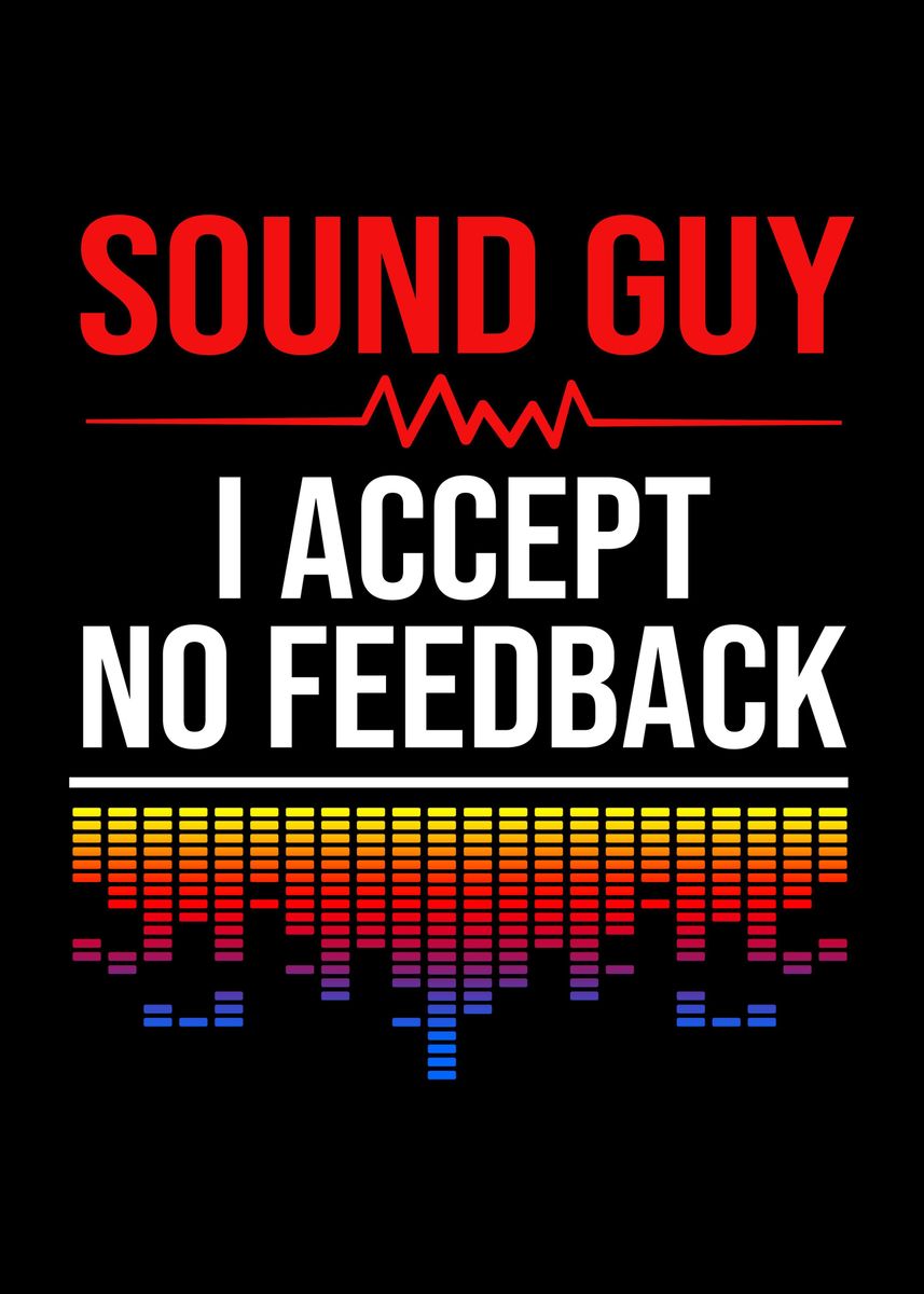 'Funny Sound Guy' Poster by FunnyGifts | Displate