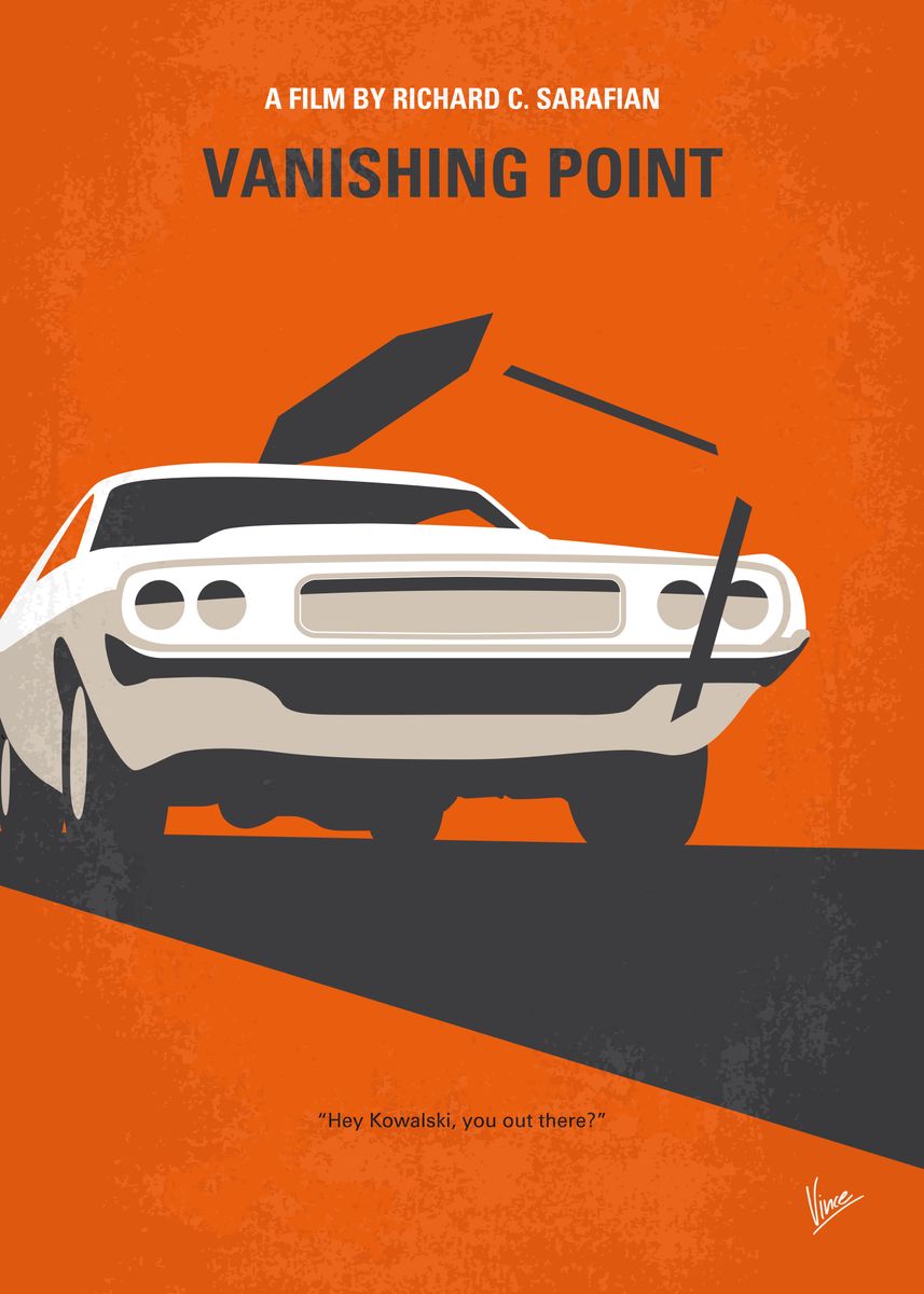 'No1289 Vanishing Point' Poster, picture, metal print, paint by ...