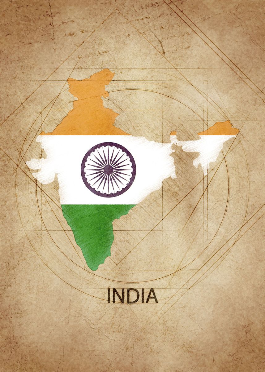 'India' Poster by Luvy | Displate