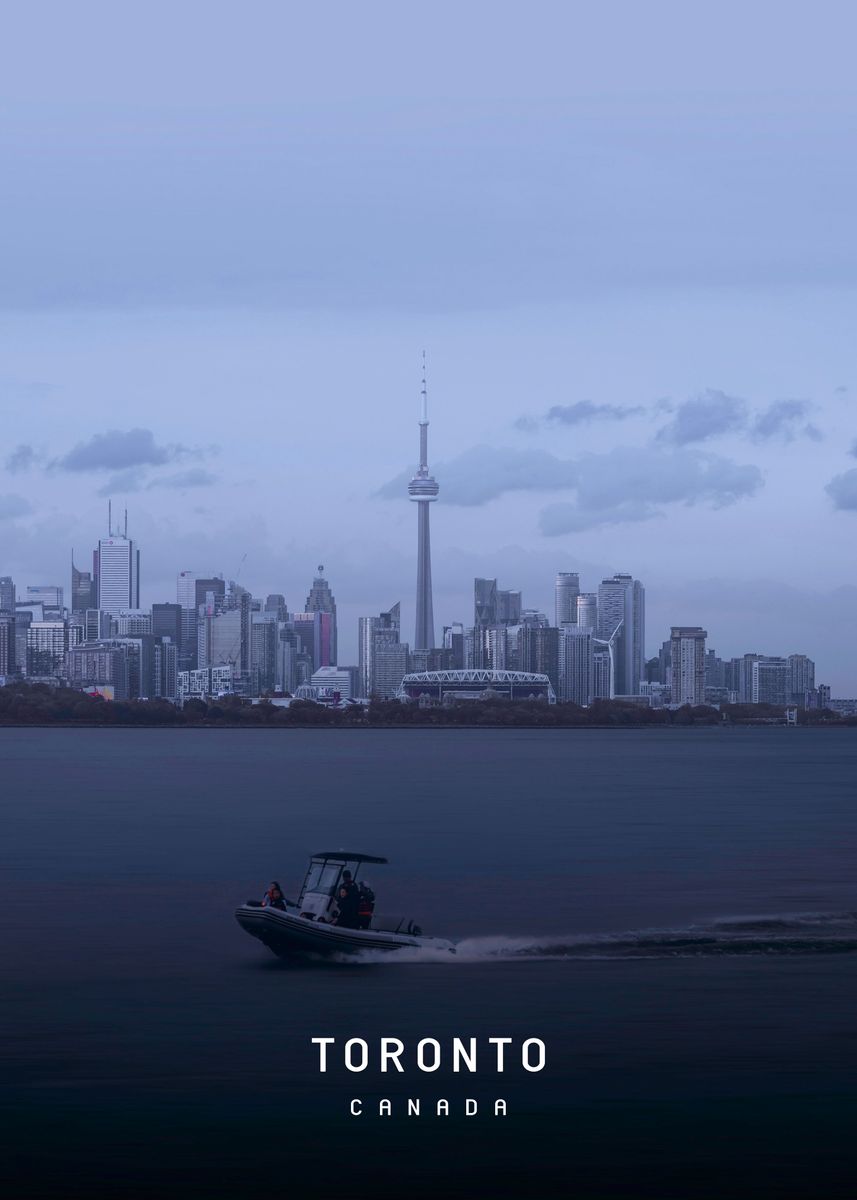 'Toronto ' Poster, picture, metal print, paint by Travel Addict | Displate