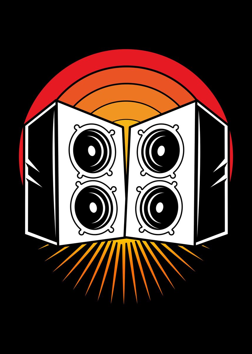 'Sound System Studio' Poster, picture, metal print, paint by FunnyGifts ...