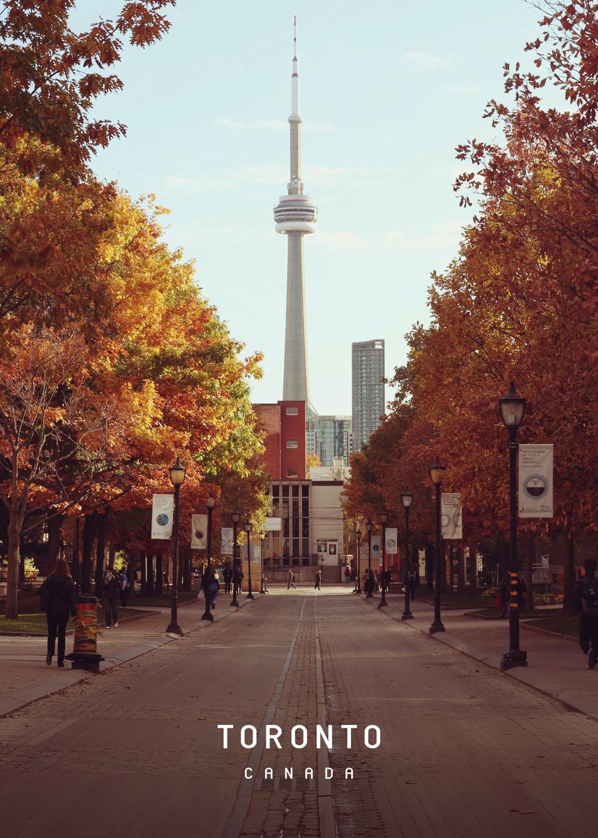 'Toronto ' Poster, picture, metal print, paint by Travel Addict | Displate