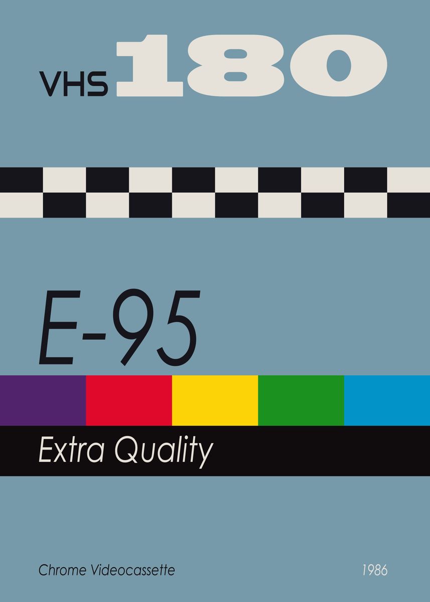 'VHS RETRO POSTER' Poster by BluePinkPanther | Displate