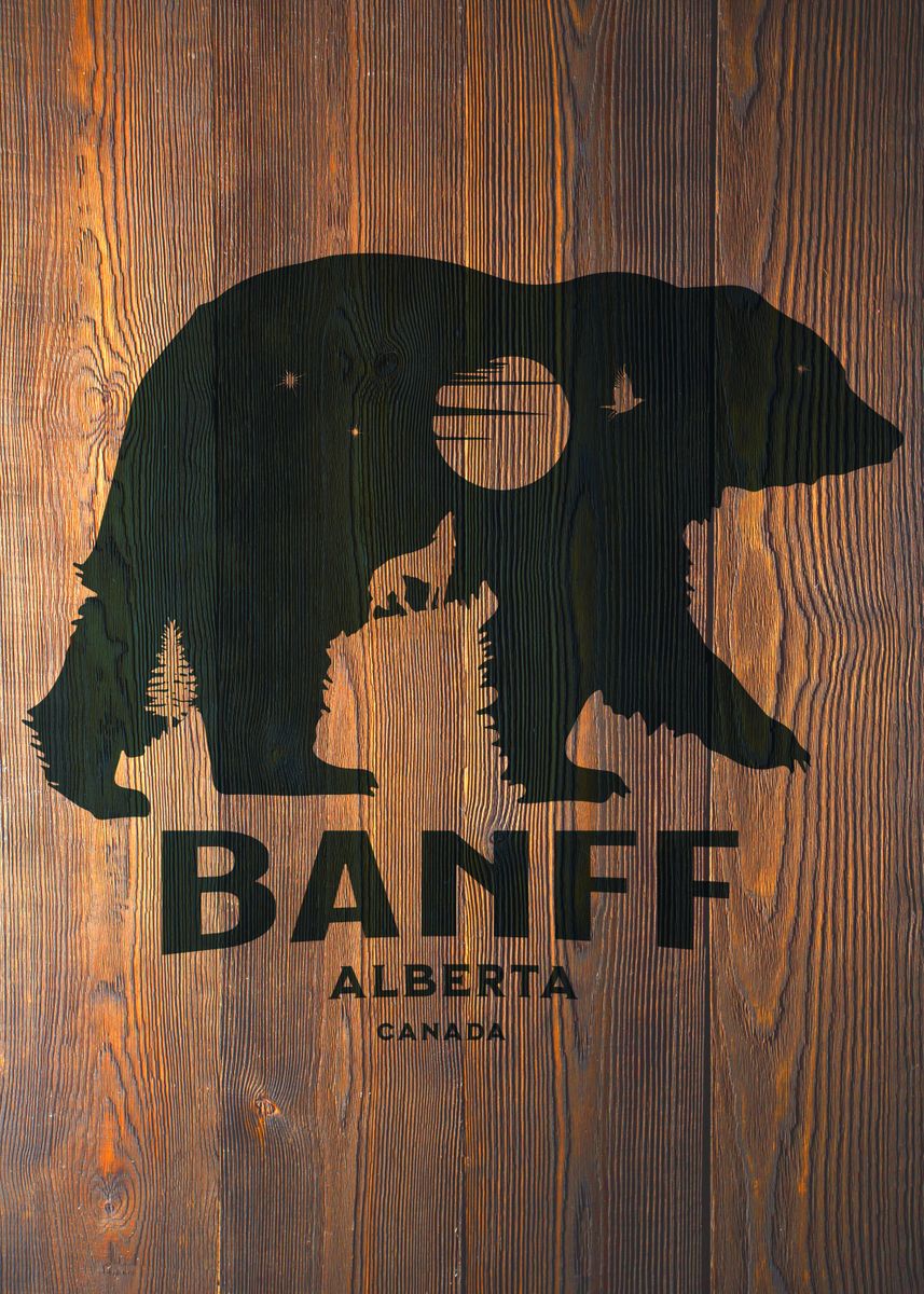 'BANFF ALBERTA CANADA' Poster, picture, metal print, paint by Atomic ...