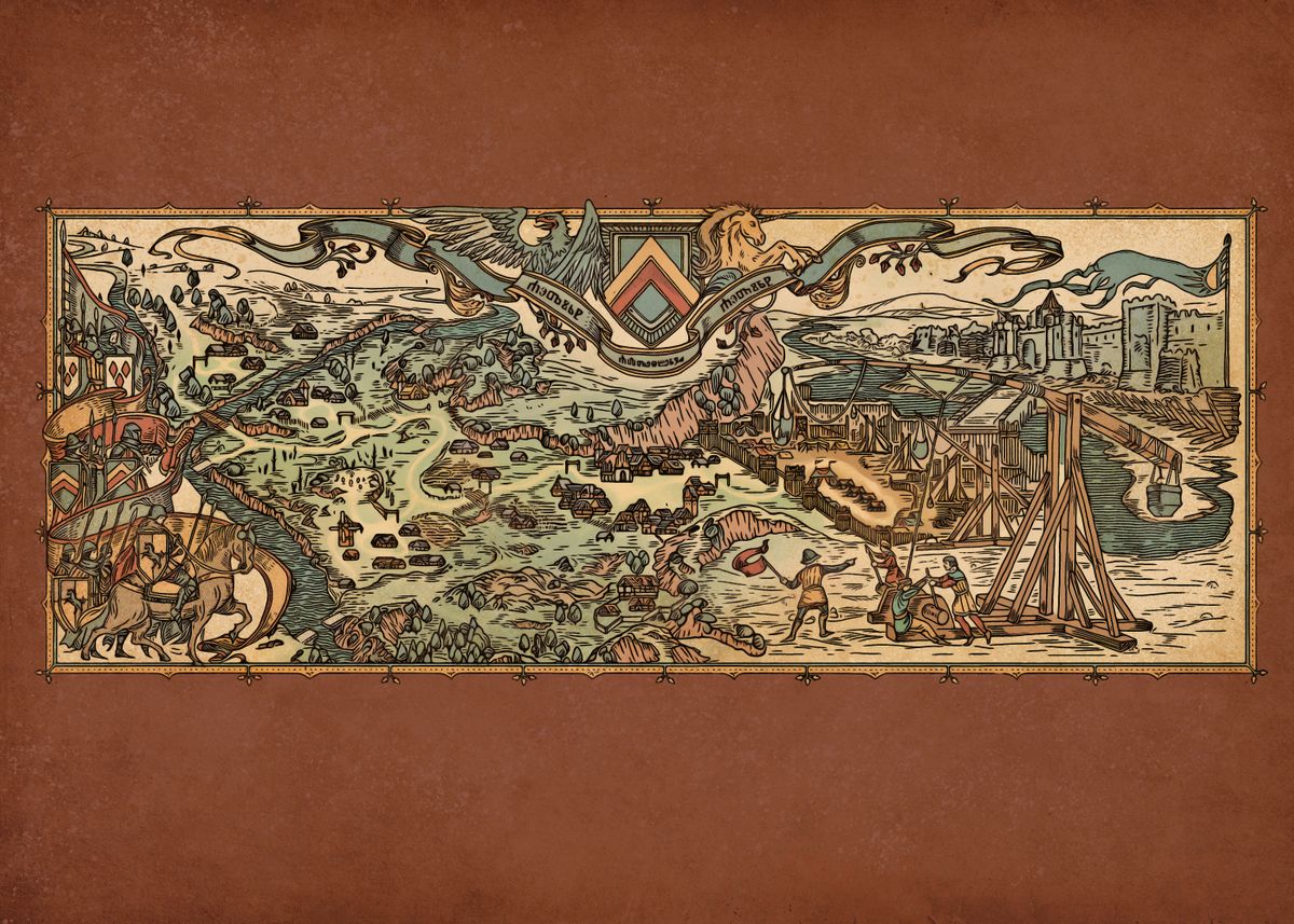 'Siege of Aedirn' Poster by Witcher 3 | Displate