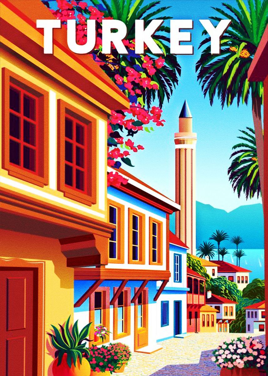 'Turkey Travel' Poster, picture, metal print, paint by Fachrul Abqary ...