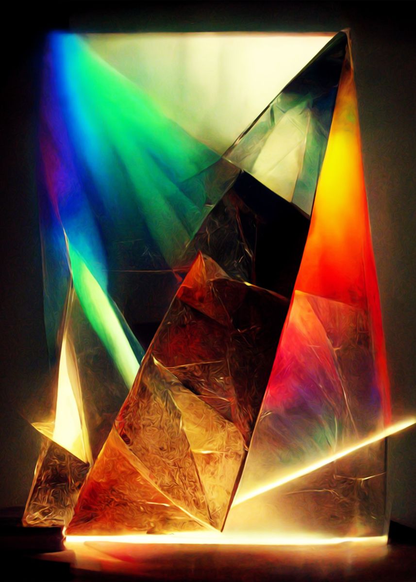 'PRISM CRYSTAL' Poster, picture, metal print, paint by Juan manuel ...