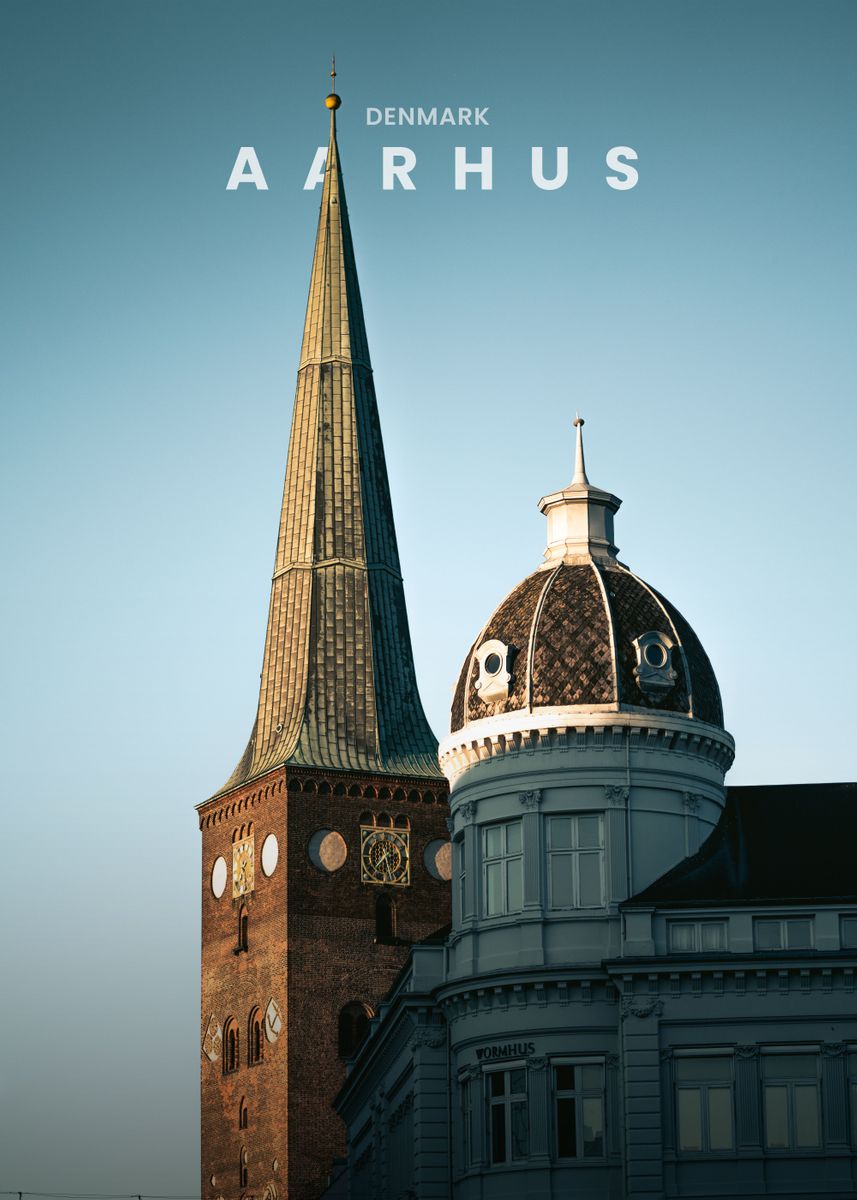 'Denmark Architecture' Poster by Adam Bodor | Displate