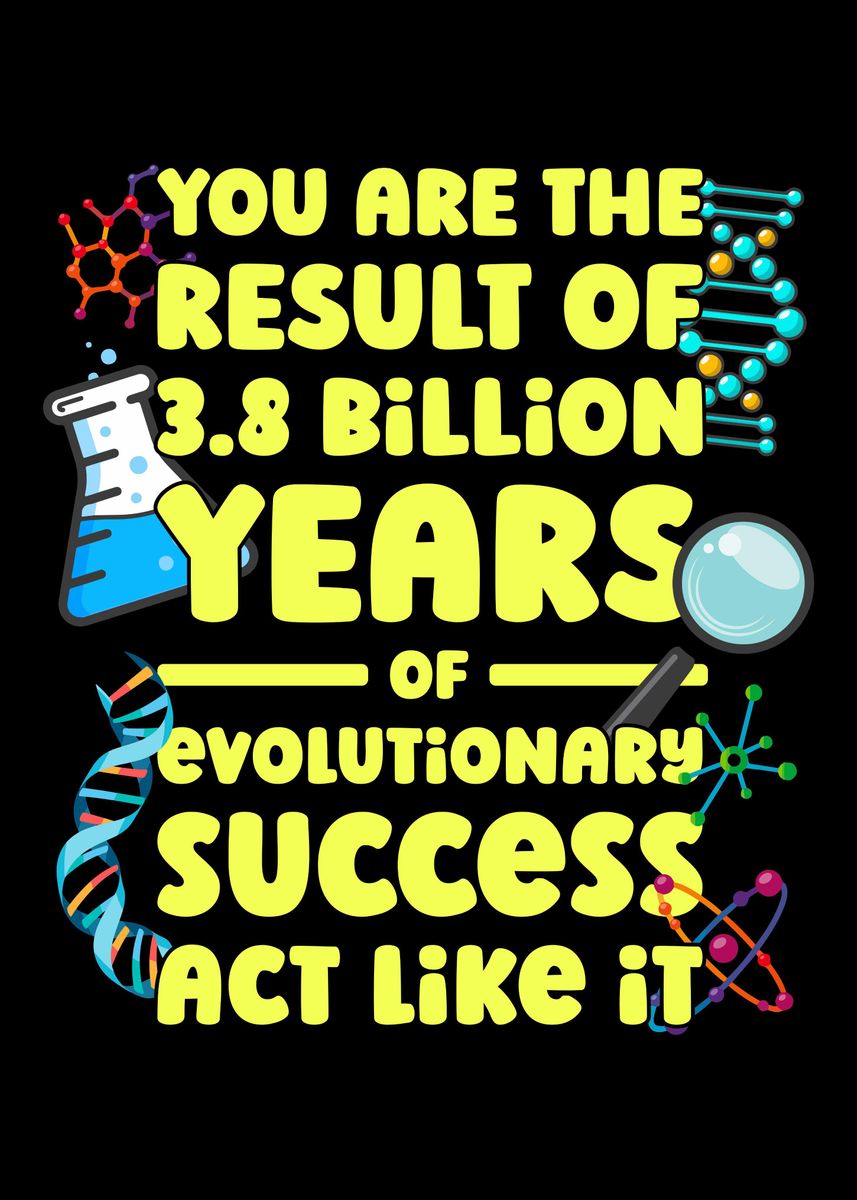 'Biology Biologist' Poster by CrazySquirrel | Displate