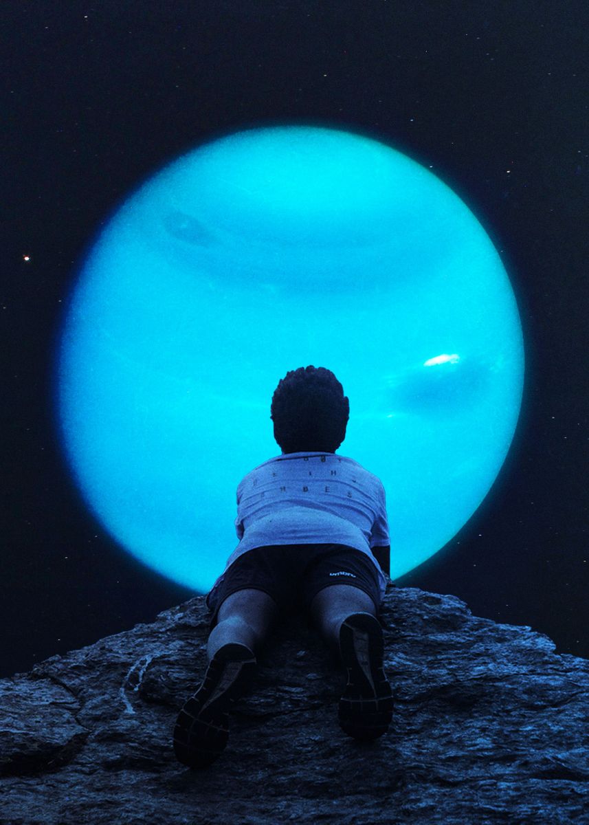 'NEPTUNE RISING' Poster, picture, metal print, paint by LFHCS | Displate