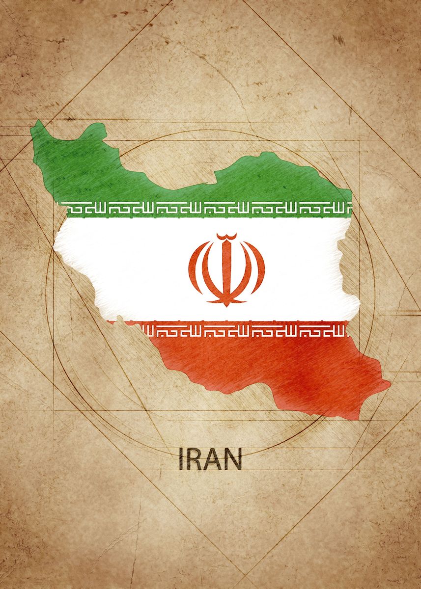 'Iran' Poster by Luvy | Displate